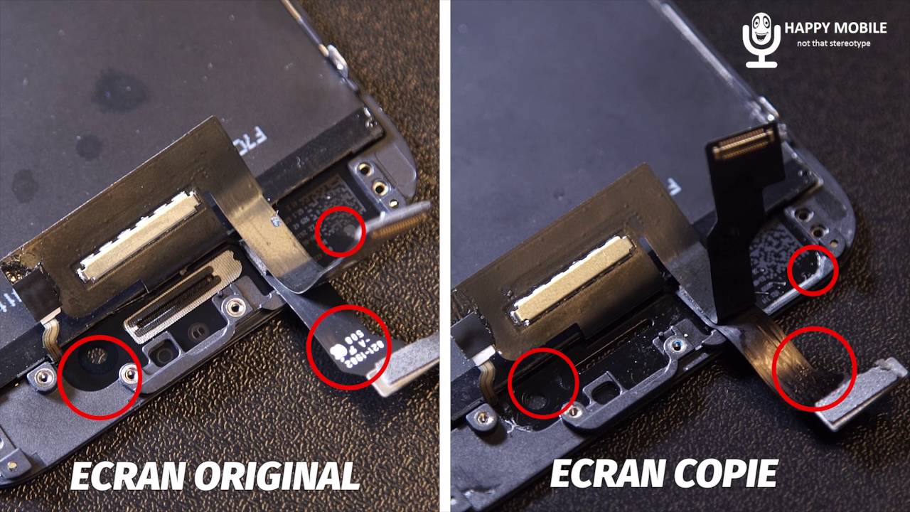 iPhone 6 lcd original and copy differences - YouTube