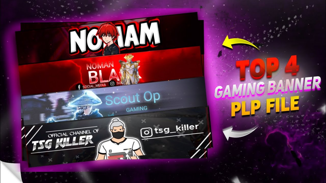 [PLP]⚪Top 4 Gaming Banner Plp File | Download Banner Plp File For PUBG ...