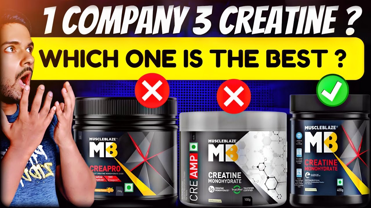 Which One Is Best ? MB CREATINE vs MB CREAMP vs MB CREAPRO 💪 कौन सा ...