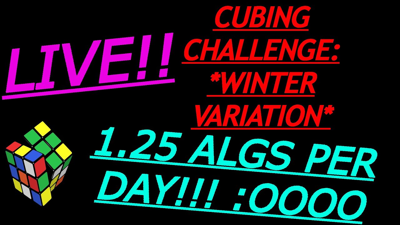 3x3 Winter Variation Grind! Ask For Advice! (Rubik's Cubing) - YouTube