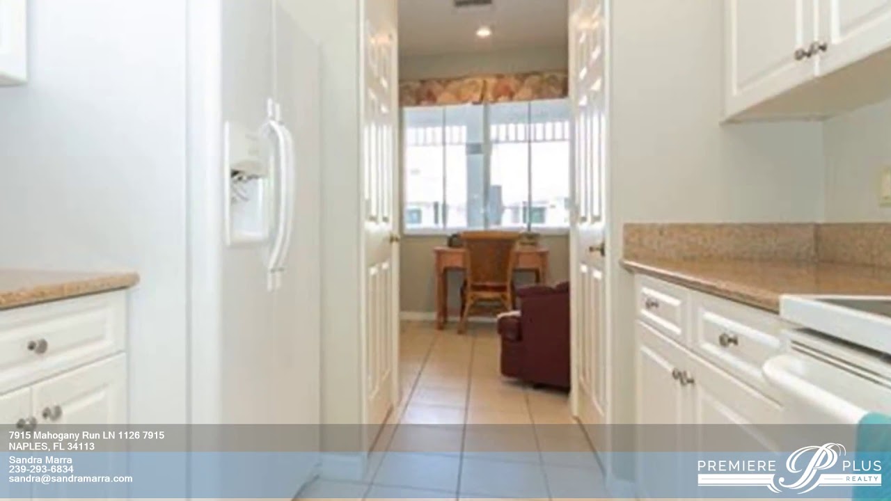 7915 Mahogany Run LN 1126 7915 NAPLES FL 34113 - Sandra Marra - YouTube