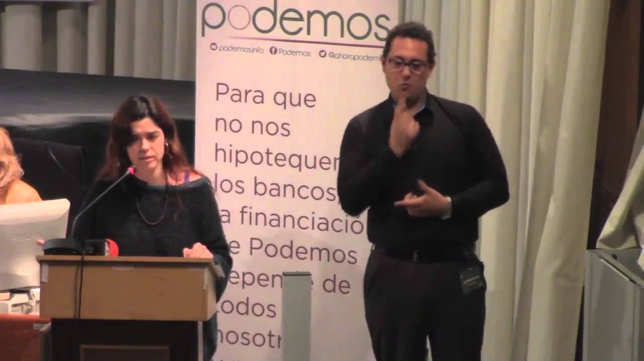 Rebeca Moreno - Acto de Presentación Podemos Murcia - YouTube