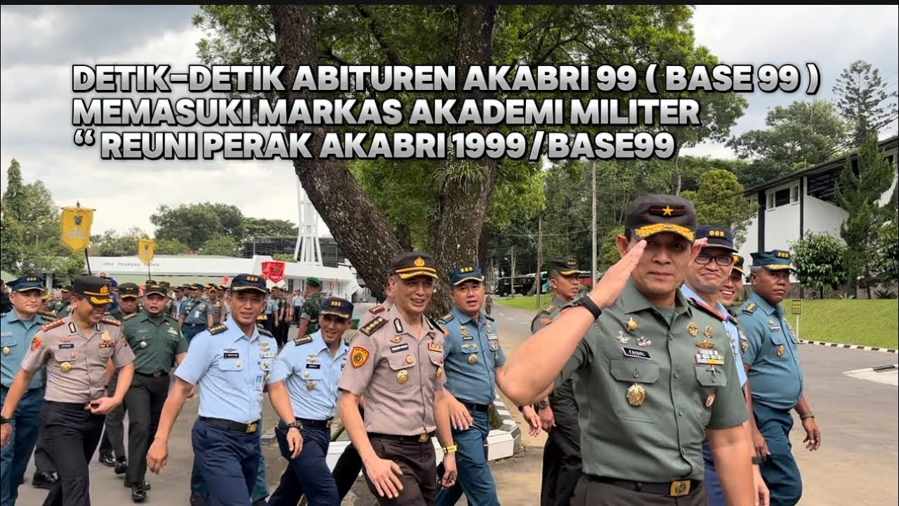 DETIK - DETIK ABITUREN AKABRI 99 ( BASE 99 ) MEMASUKI MARKAS AKADEMI ...