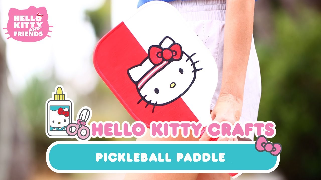 Hello Kitty Pickleball Paddle | Hello Kitty Crafts - YouTube