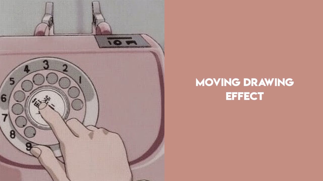 moving drawing effect [CCP] - YouTube