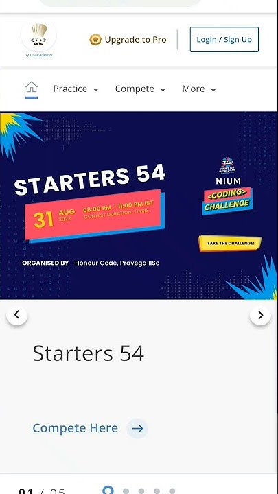 How to start with codechef #competitive #programming #code #coding #codiguin - YouTube