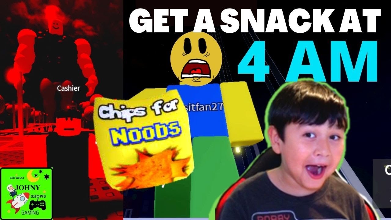Johny Shows Roblox Get A Snack At 4 AM Trying To Get All Endings - YouTube