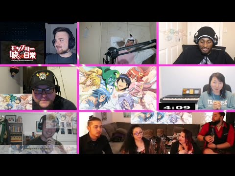 Monster Musume opening reaction mashup