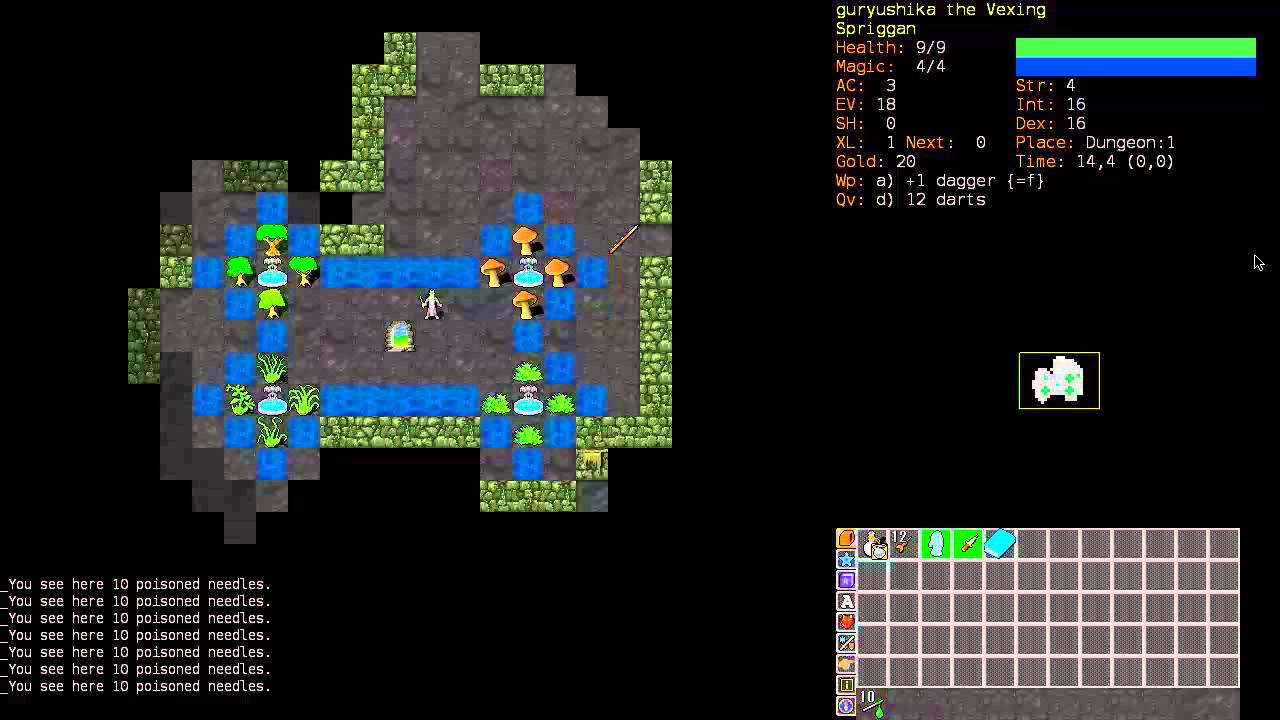 Tutoriel 1 DCSS - L'interface - par Guryushika - Roguelike.FR - YouTube