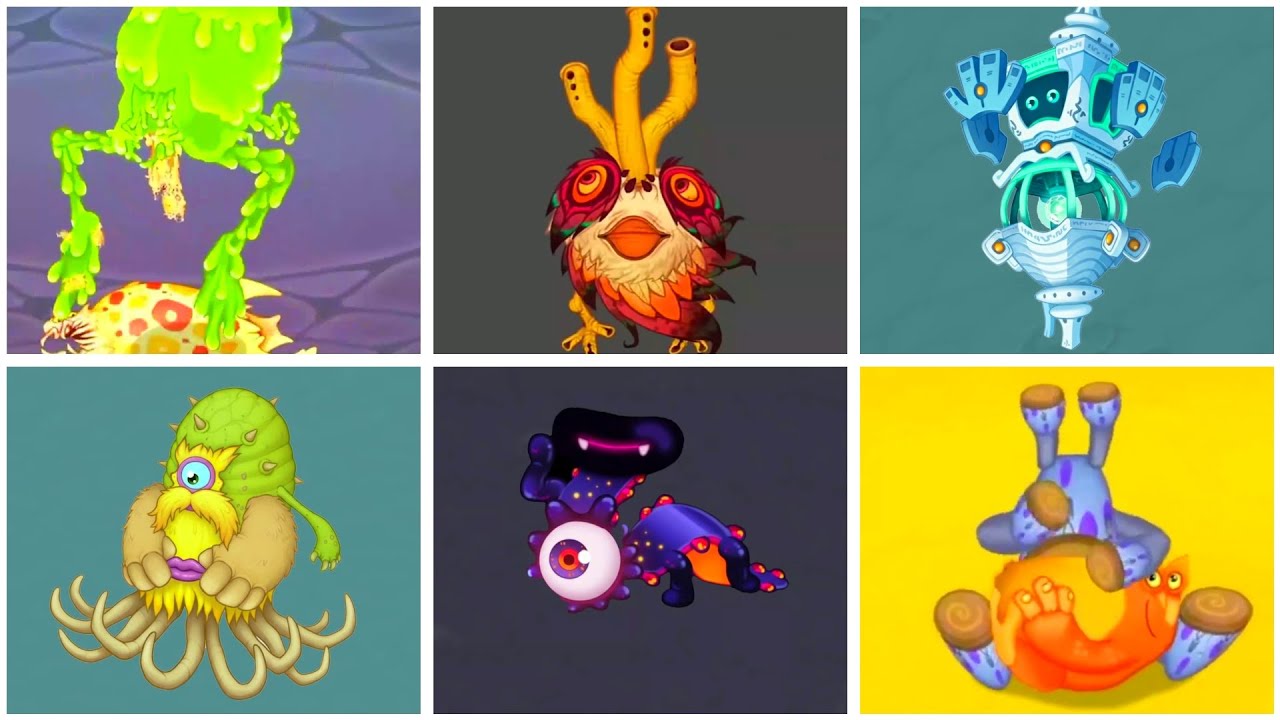 MONSTERS INVERTED From My Singing Monsters | Monsters TRANSFORMED ...