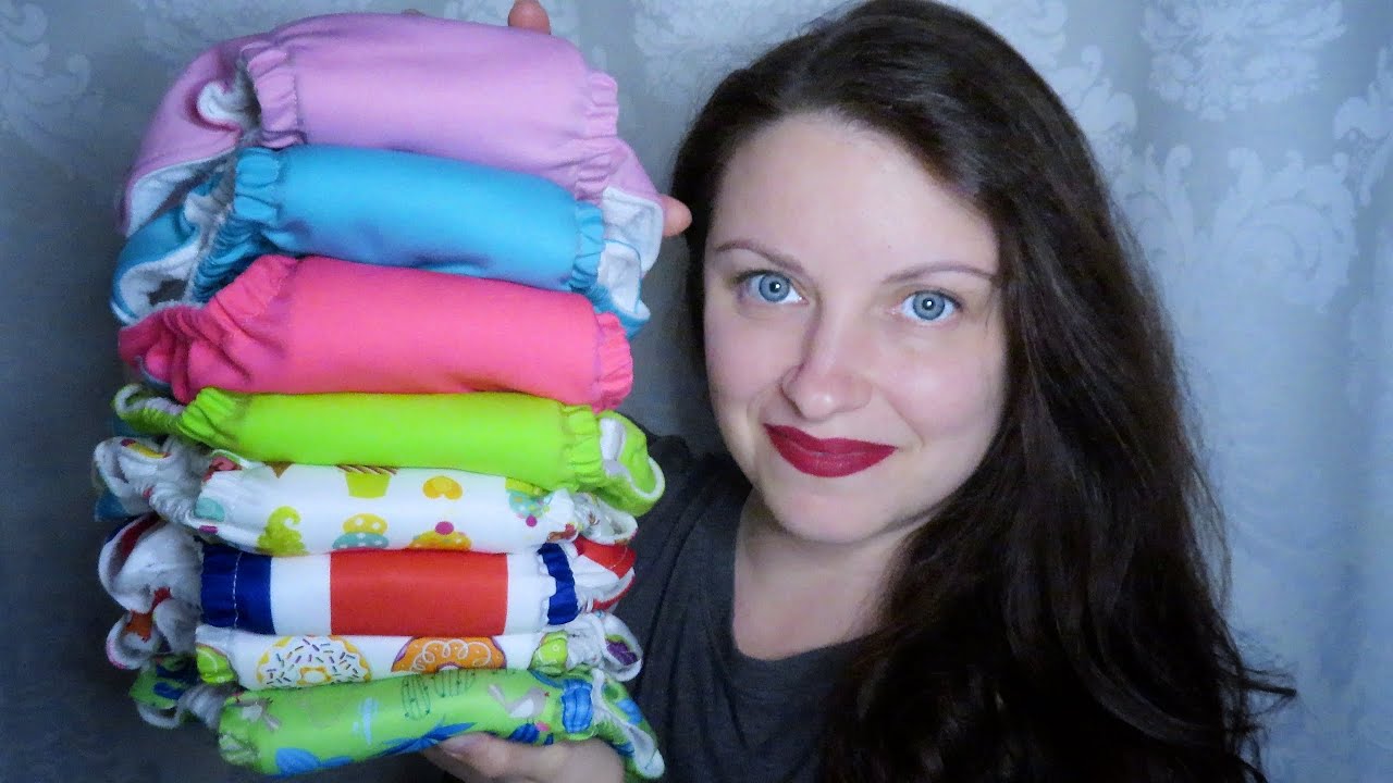 CHIACCHIERO E PIEGO TANTI SOFFICI E COLORATI.. PANNOLINI 🤩 ASMR ITA ...