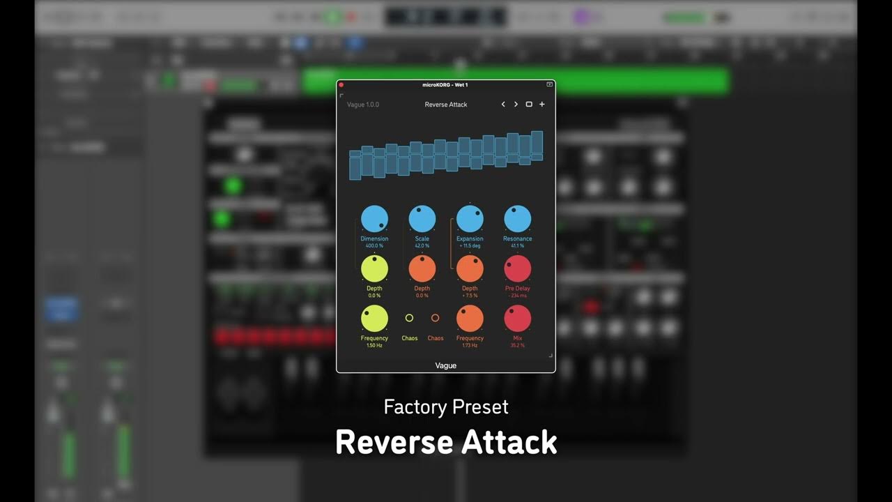 Sinevibes Vague - with microKORG plugin - YouTube