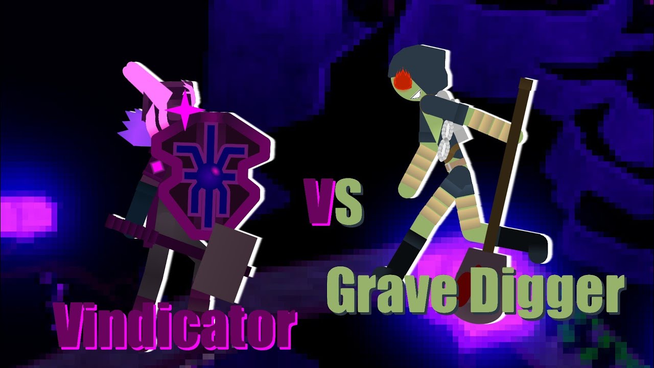 Vindicator vs Grave Digger | Stick Nodes | (TDS Animation) - YouTube