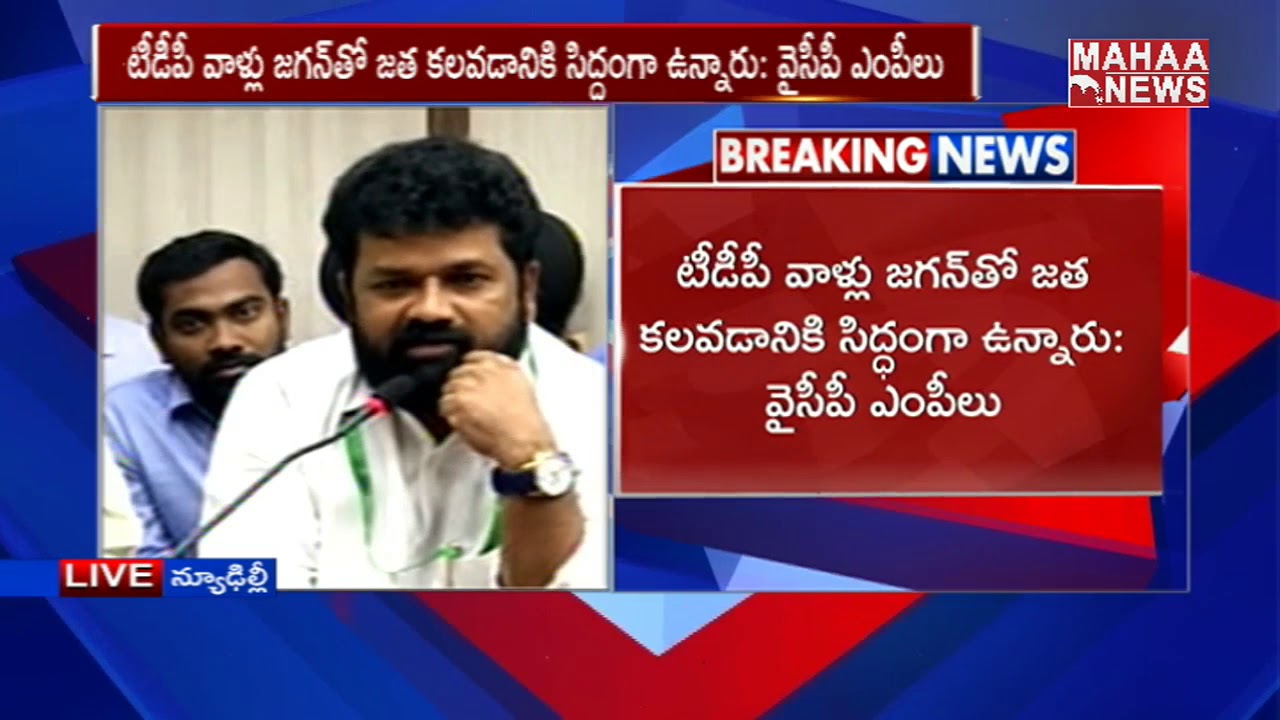 TDP Leaders Are Ready To Join In YCP Says TDP MP | MAHAA NEWS - YouTube