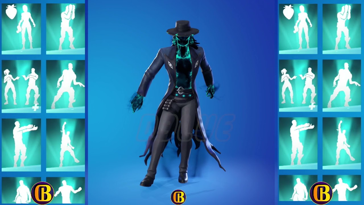 fortnite Deadeye Skin Showcase With Icon Series Dances & Emotes ...