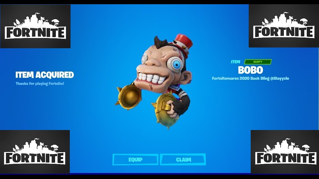 Fortnite - How to get the BOBO back bling, Easiest method ...