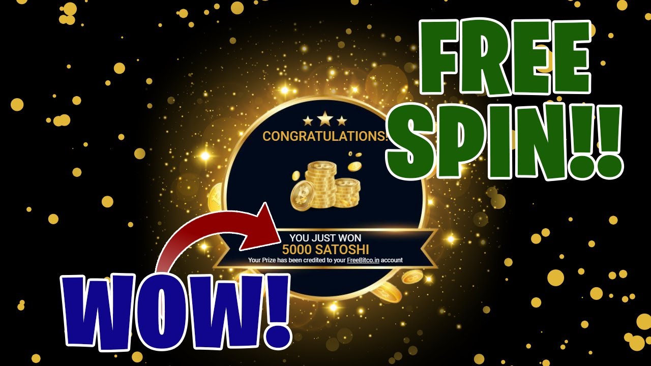 I WON THIS MUCH BTC FROM A FREE SPIN!!! Best Way To Earn BTC 2021 ...