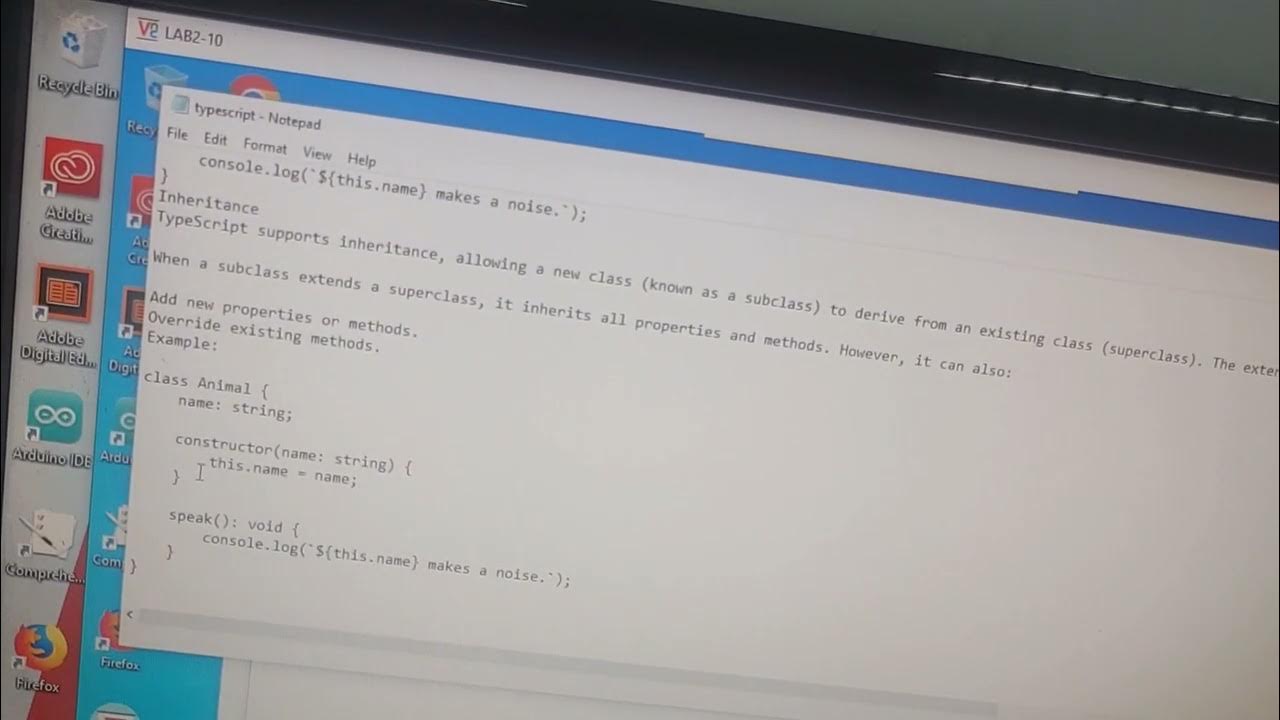 TypeScript & Angular (Part 8) What is OOP and Constructor? - YouTube