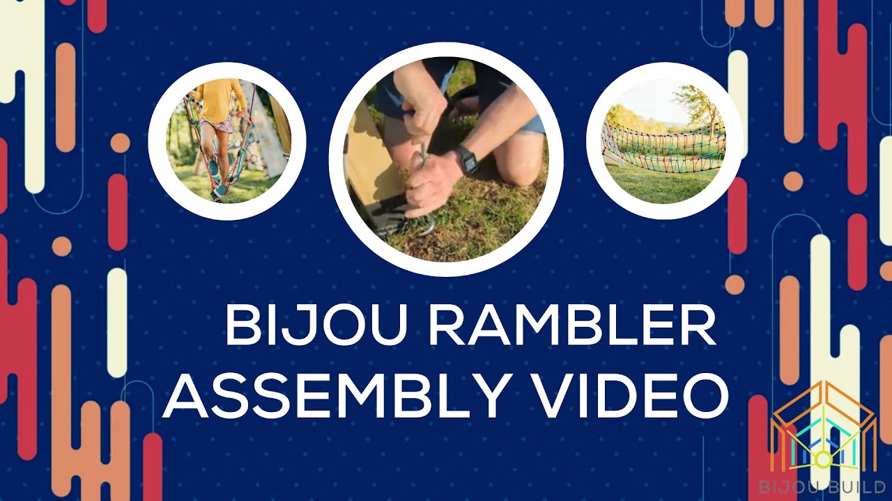Bijou Rambler Rope Bridge Assembly video - YouTube