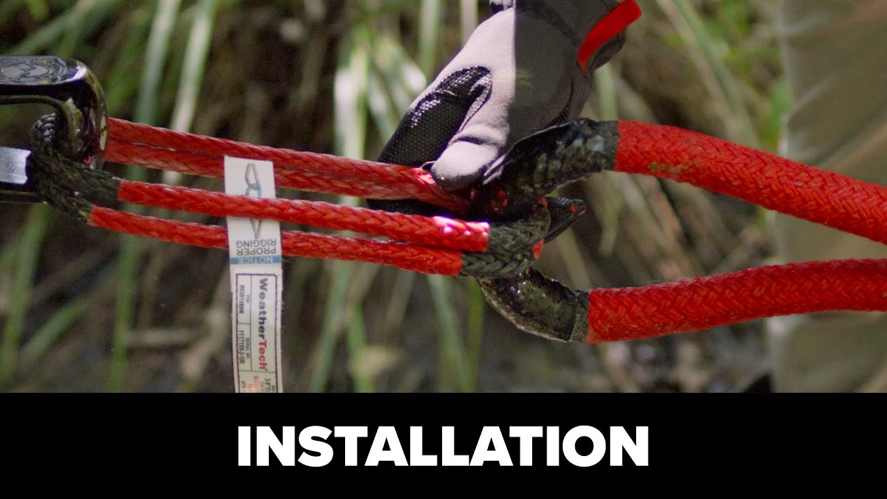 WeatherTech Kinetic Recovery Rope System: Installation - YouTube