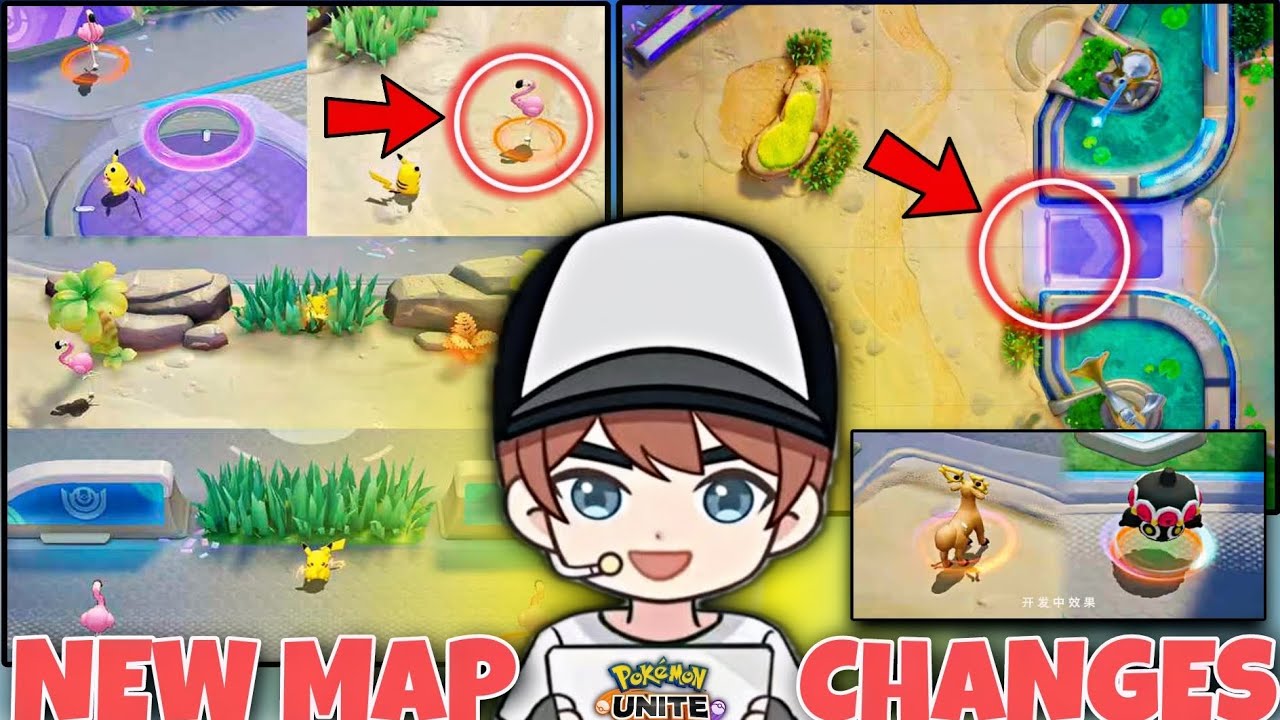Unique New Map Changes in Pokemon Unite 😧 - YouTube