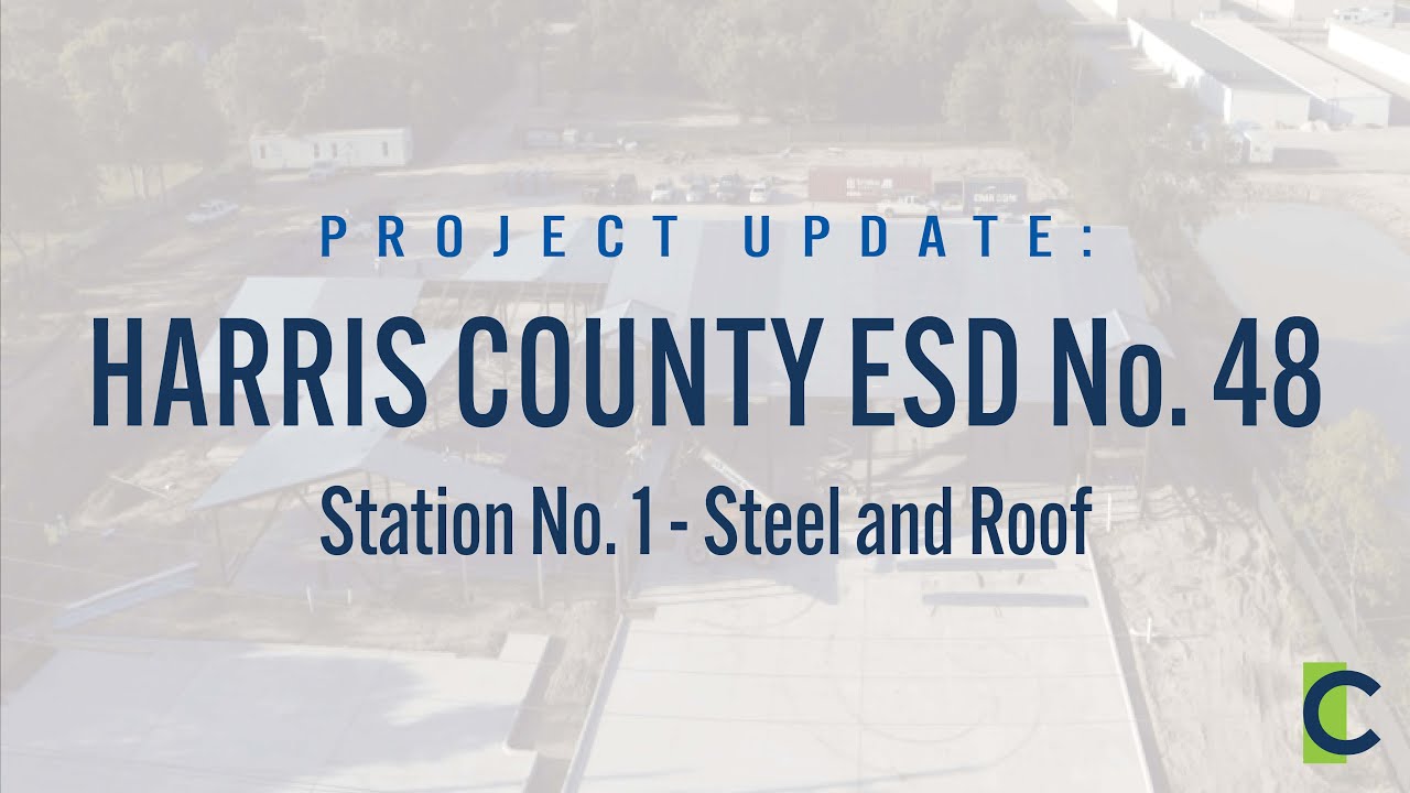 Harris County ESD No. 48 Station No. 1 - Steel and Roof - YouTube