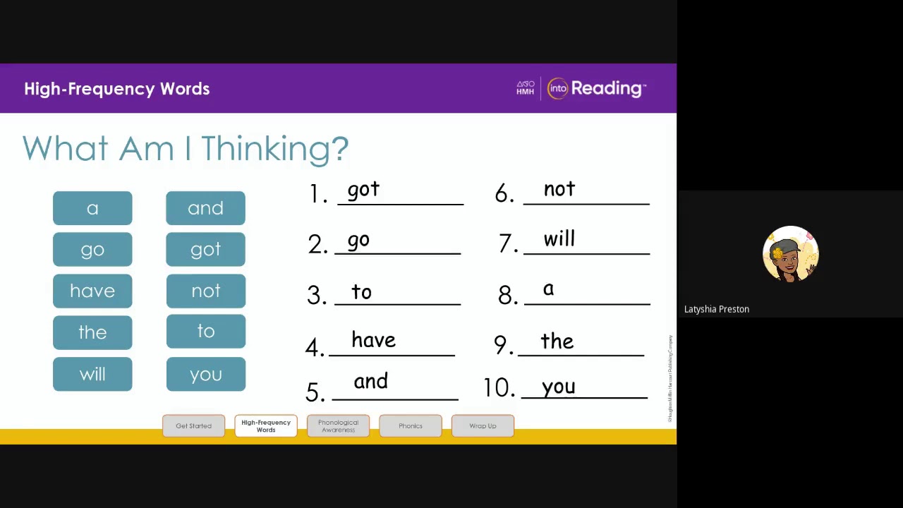 Into Reading - Week 1_ Word Work Lesson 5 - YouTube