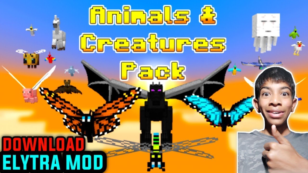 minecraft elytra more model | minecraft elytra | elytra models | custom elytra - YouTube