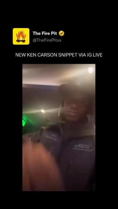 NEW Ken Carson Snippet via IG live 🔥 - YouTube