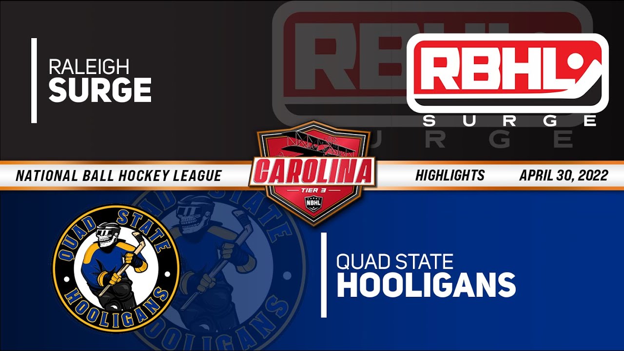 NBHL Carolina Tier 3: Raleigh Surge vs. Quad State Hooligans Highlights ...