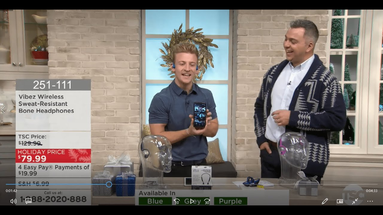 Luke Connolly (representing Vibez Bone Headphones) with Nick Vescio on ...