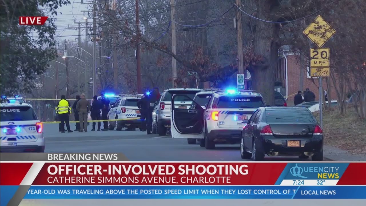 CMPD investigating officer-involved shooting in N. CLT - YouTube