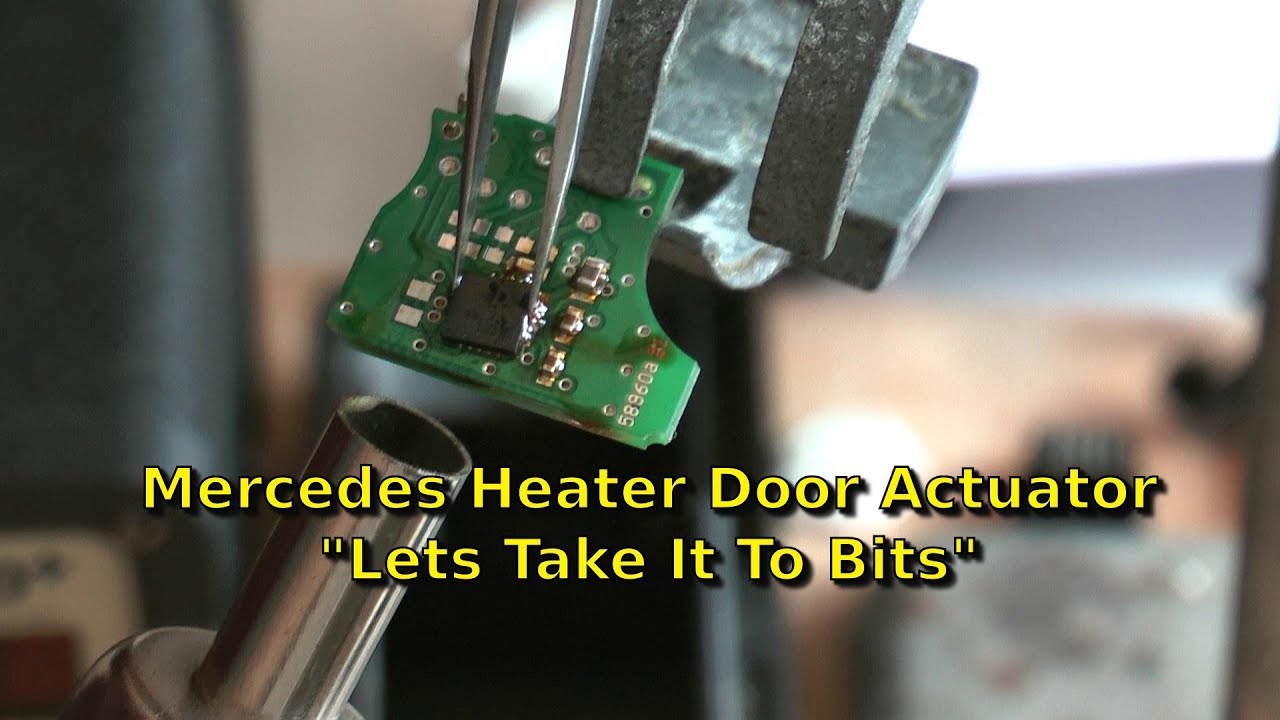 Mercedes Heater Door Actuator - YouTube