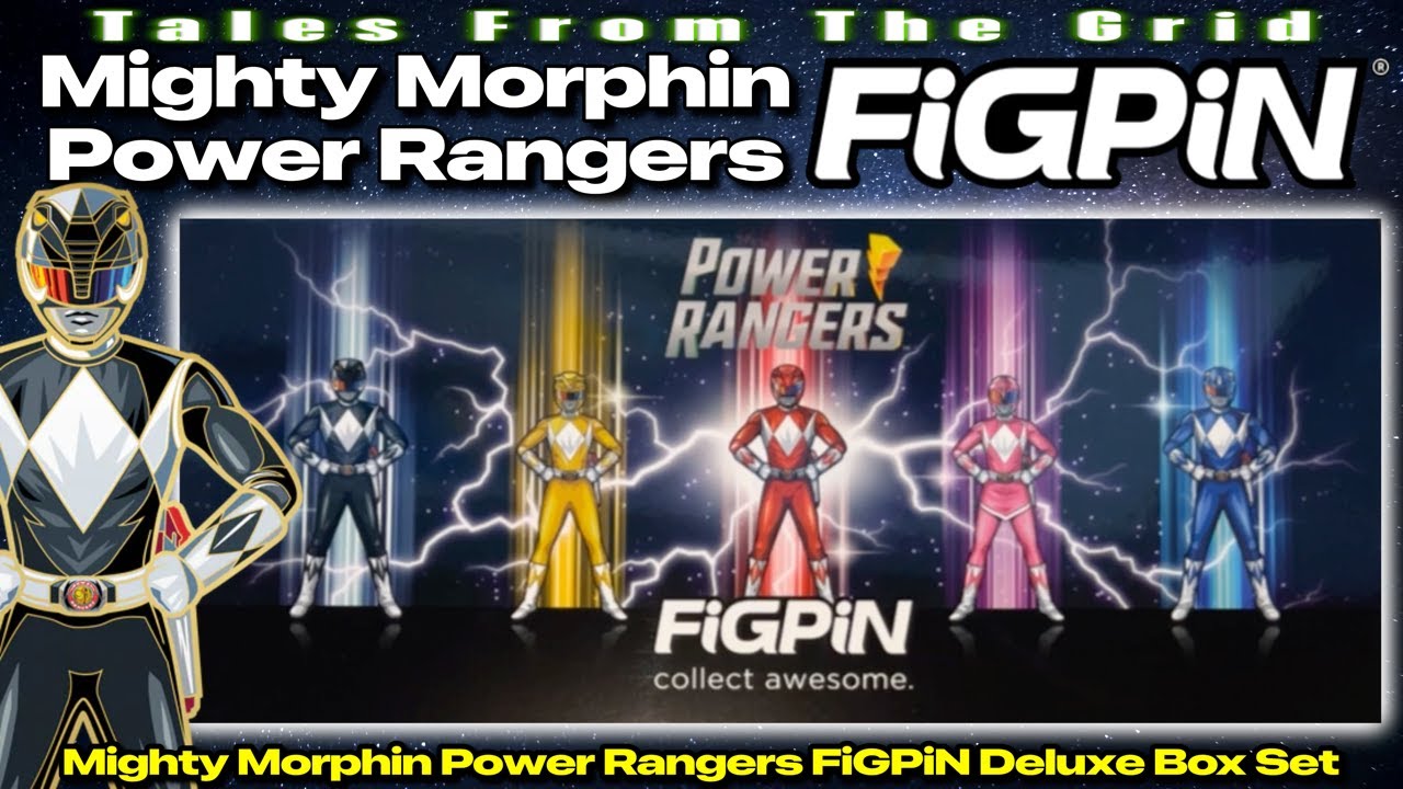 Mighty Morphin Power Rangers FiGPiN Deluxe Box Set! | Tales From The ...