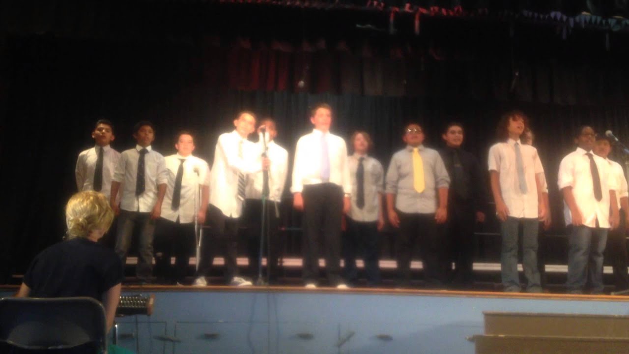 LMAAC LMMS back to school night boys ensemble - YouTube