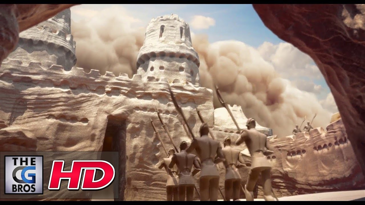 CGI **Award-Winning** 3D Animated Short: "Sand Castle (Chateau de Sable ...