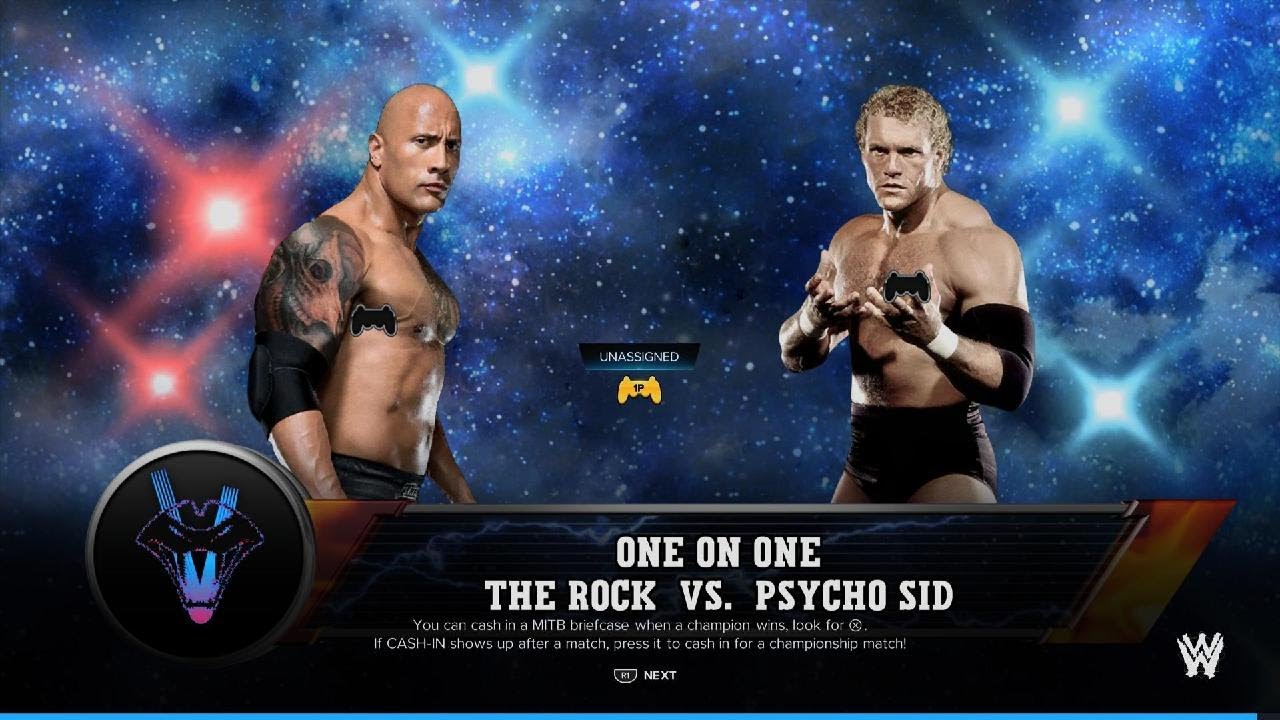 VIPERVERSE EP 8 - THE ROCK VS PSYCHO SID #WWE2K24 - YouTube