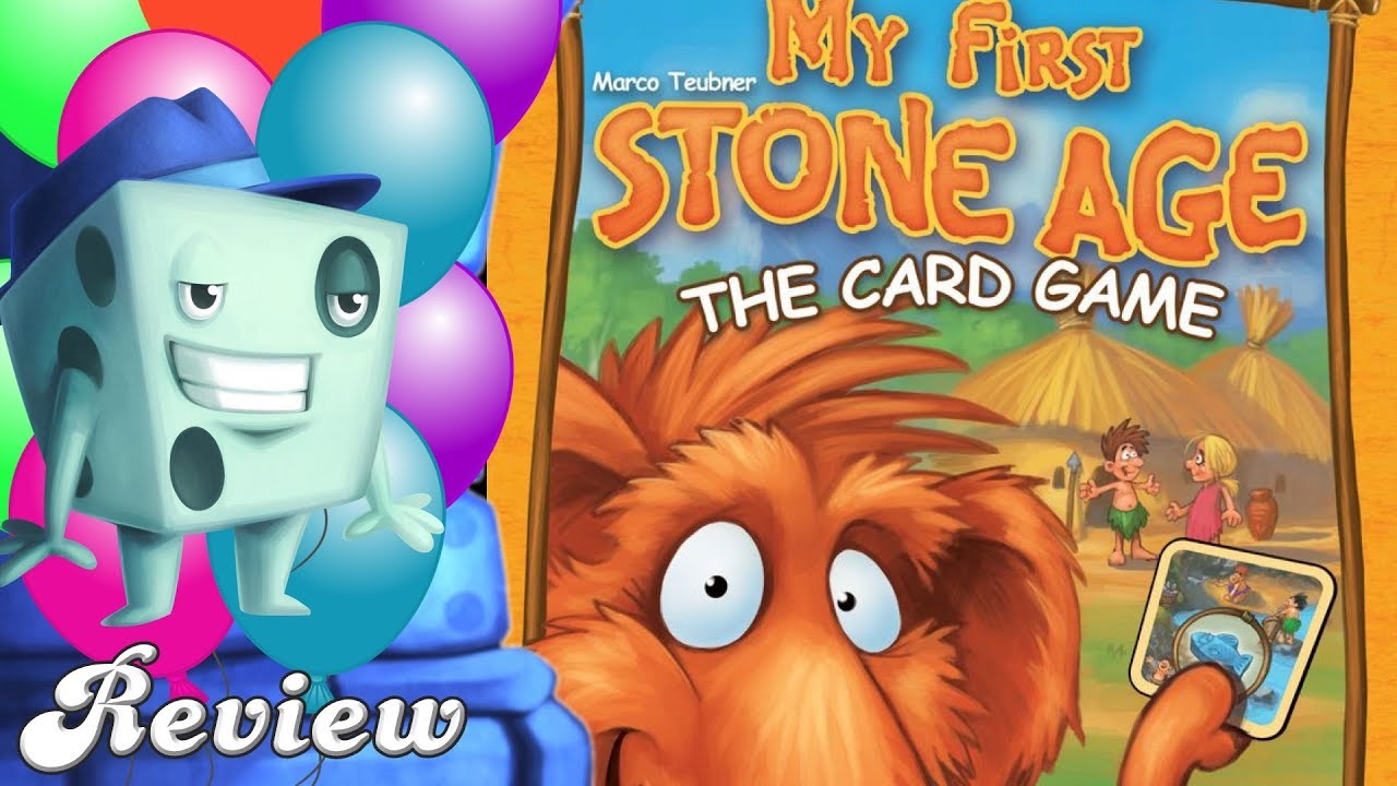 My First Stone Age: The Card Game Review - with Tom Vasel - YouTube
