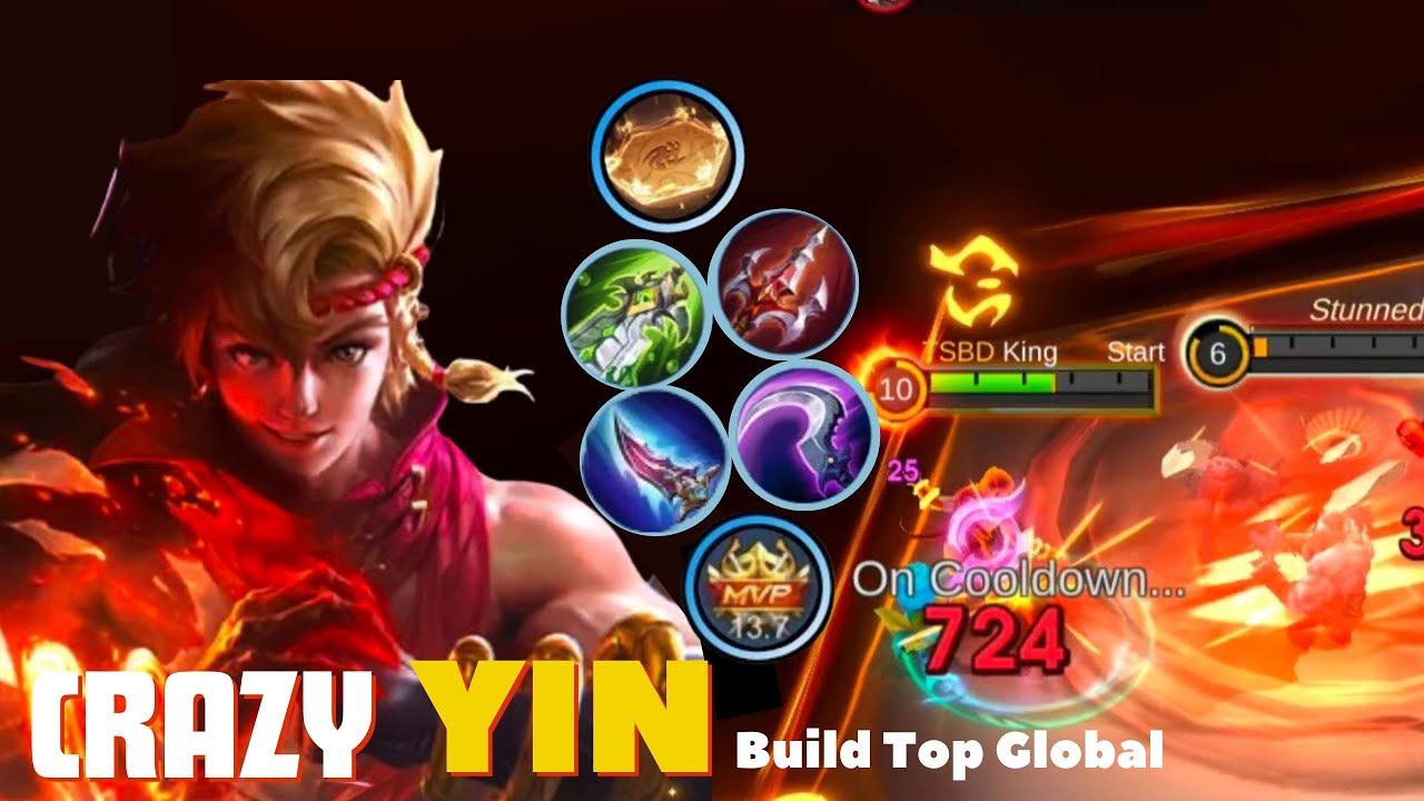Legendary !! Crazy Yin Gameplay | One Shot Best play Yin !! Top Global ...