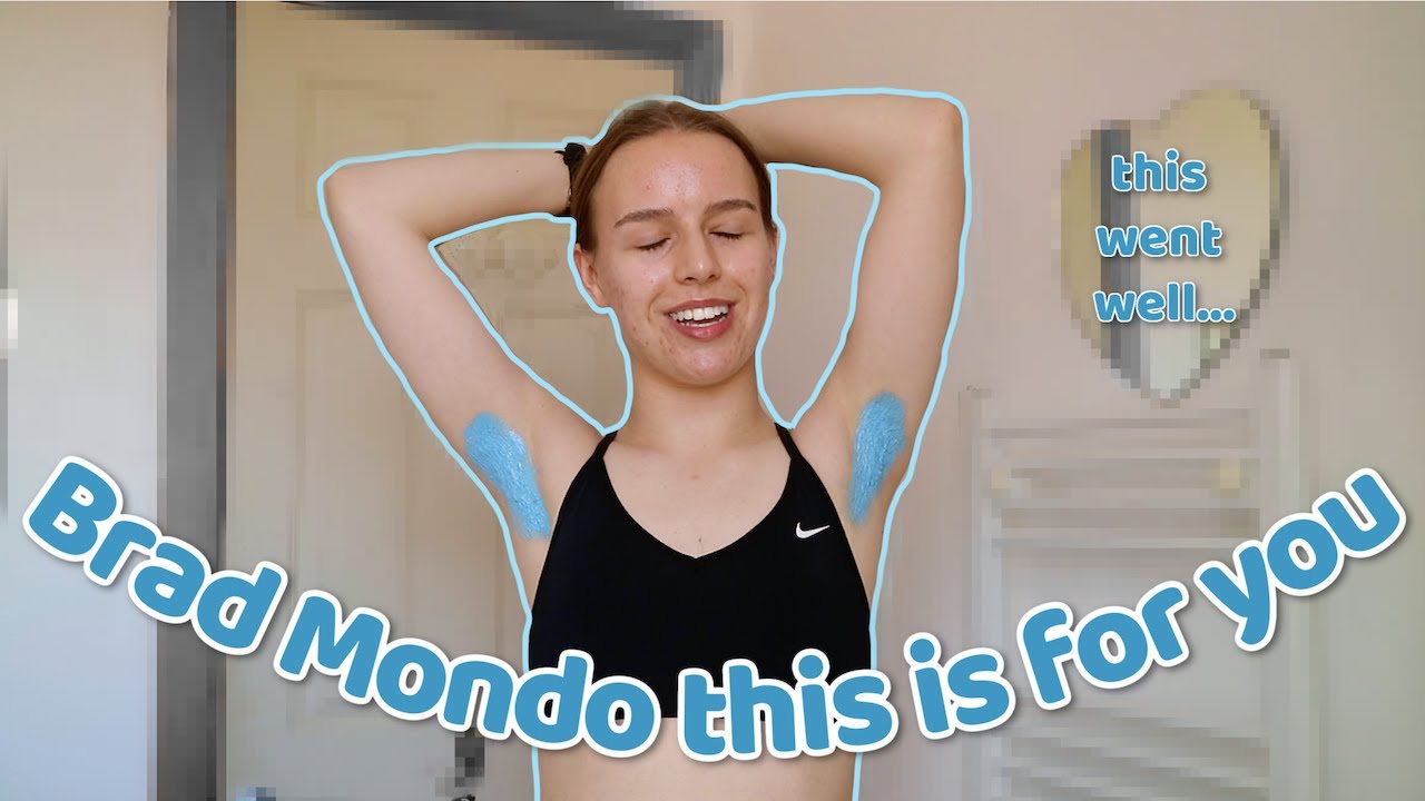 dyeing my armpit hair because SCREW women's beauty standards - YouTube