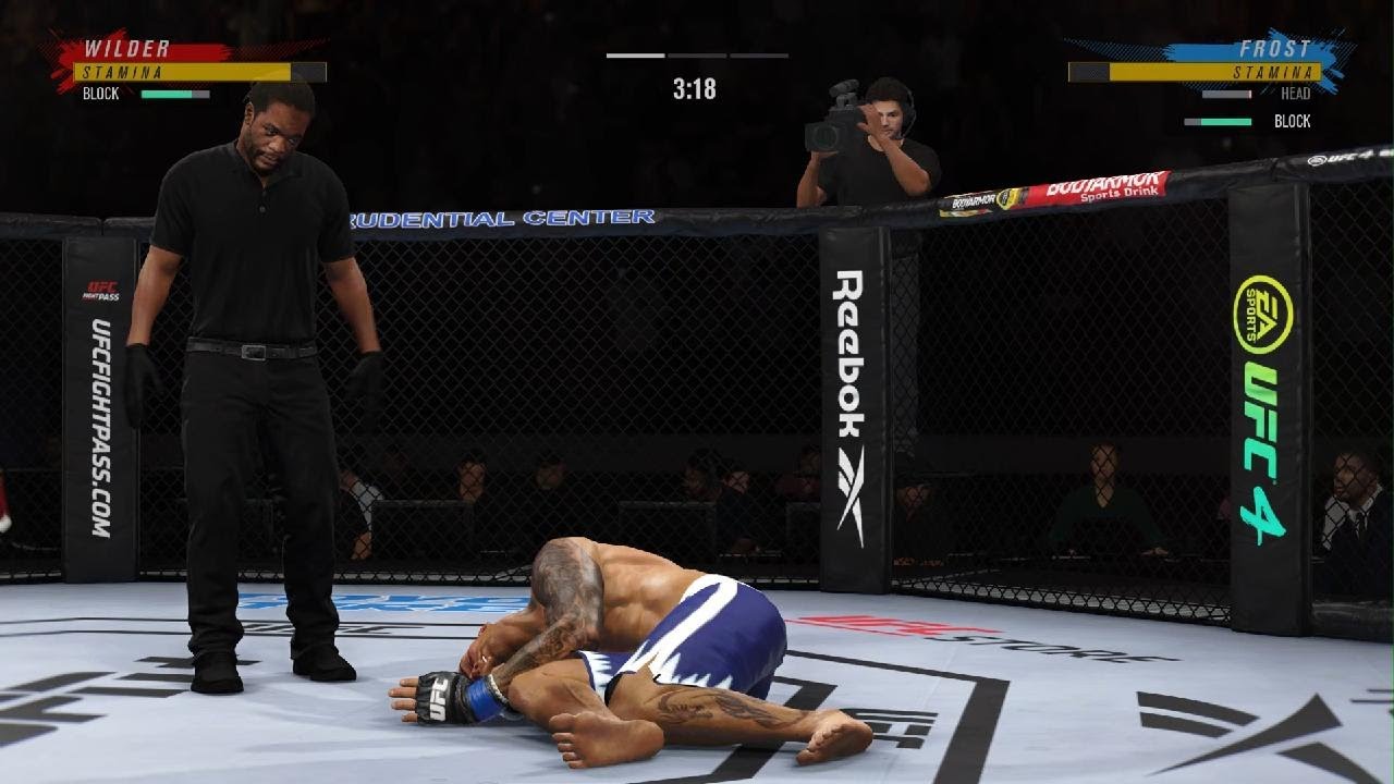 UFC 4 - Issac Frost goes out extremely sad!!! - YouTube