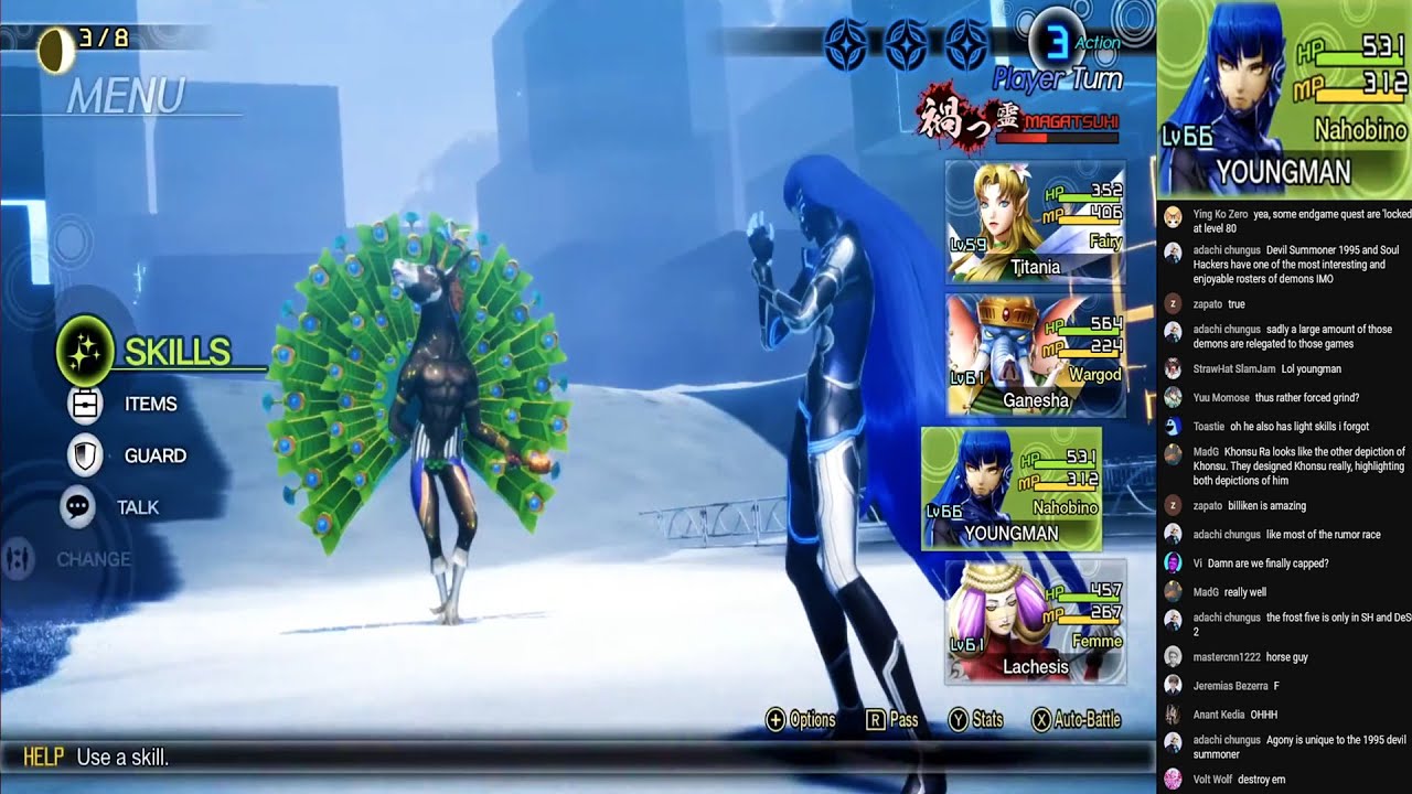 Shin Megami Tensei 5 Low Level - Boss Adramelech [HARD] - YouTube