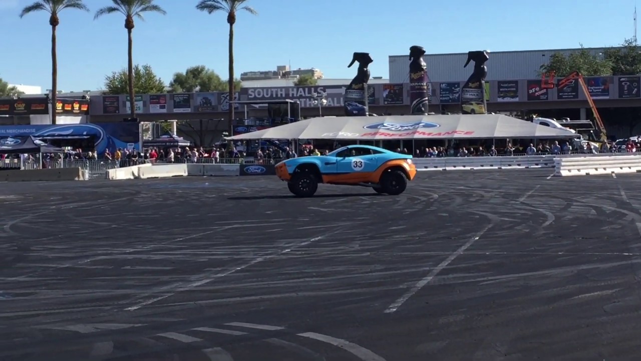 SEMA Local Motors Rally Fighter Ride Along - YouTube
