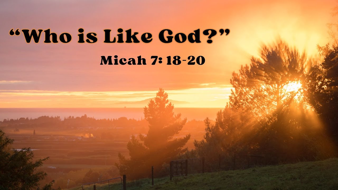 "Who is Like God?" - YouTube