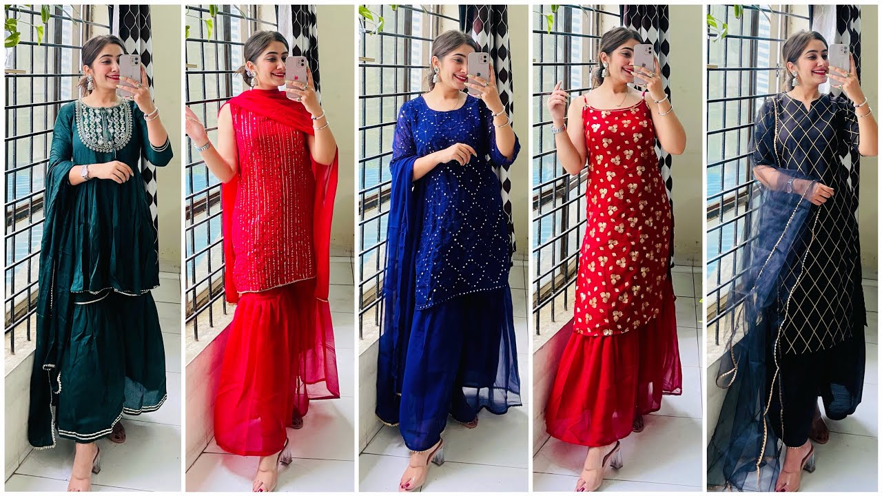 Huge Meesho Festive Sharara Suit Sets | Rakshabandhan Special | Meesho ...