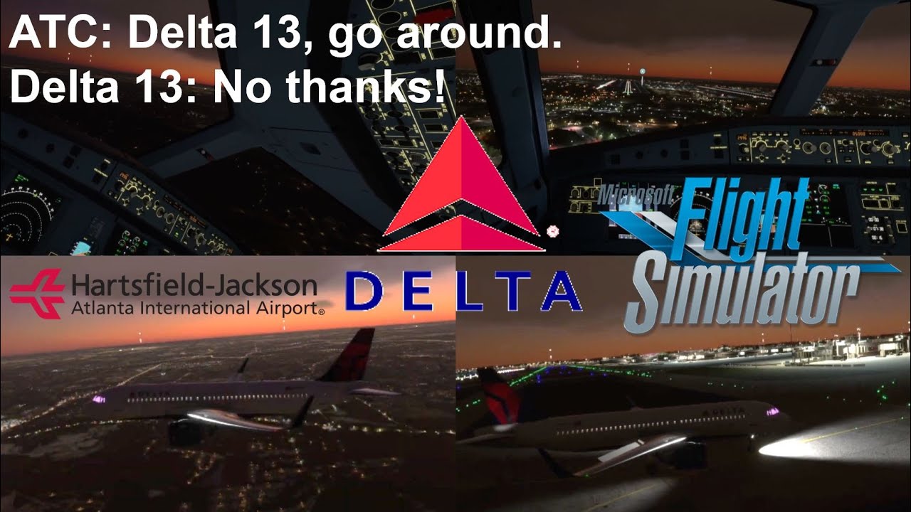 Delta A320 Approach in VR - Atlanta Hartsfield Jackson - Microsoft ...