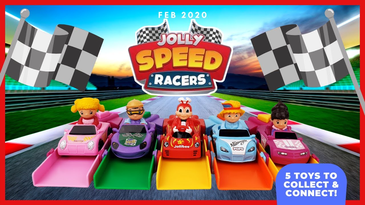 Unboxing Feb 2020 Jollibee Jolly Speed Racers 🏁 Jolly Kiddie Meal ...