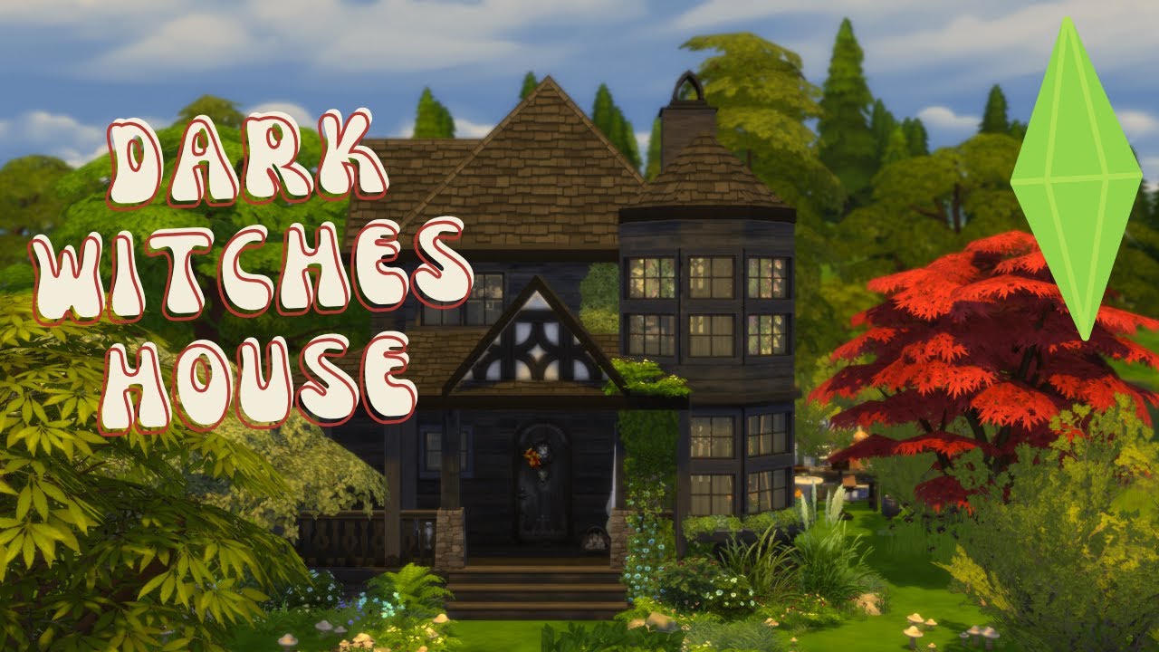 A Dark Witches house in The Sims 4 - YouTube