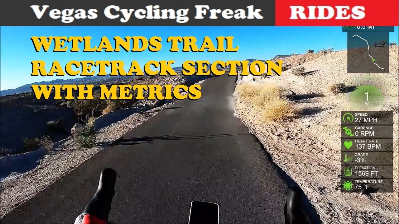 Wetlands Trail Race Track Section w/ Garmin VIRB Metrics - YouTube