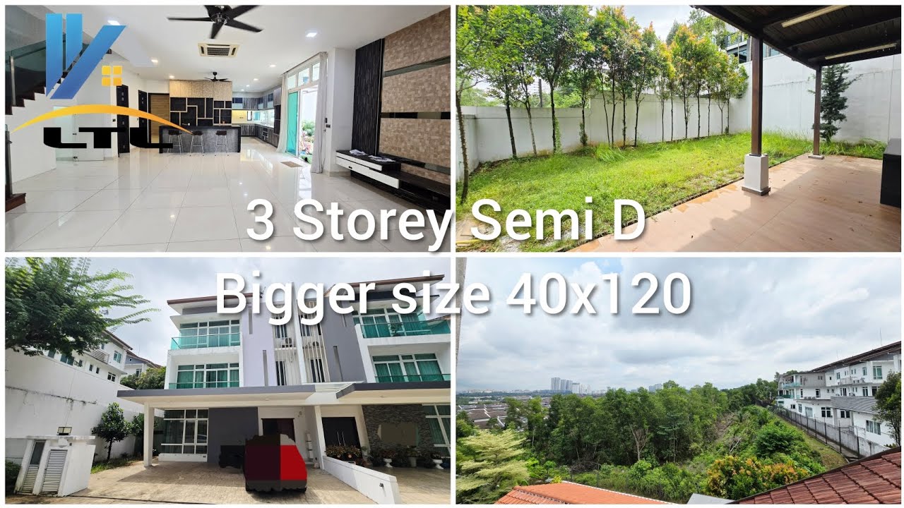 Ambrosia Kinrara Residence DU6 3 Storey Semi D House For Sale Land ...